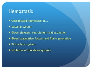 Alice Ma.Hemostasis and Hemophilia2008talk (3).ppt