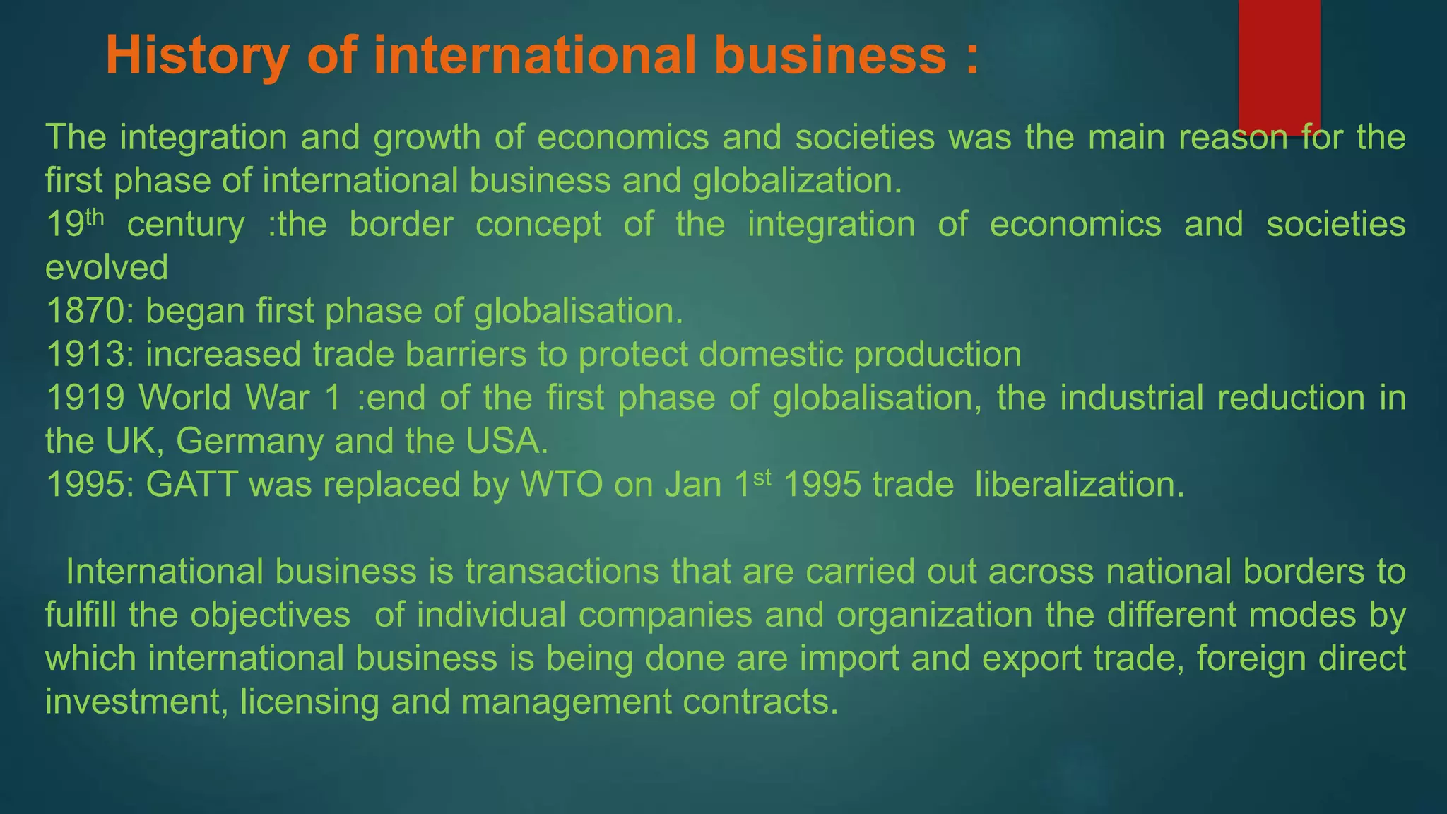International Business – Meaning, Definition, History, Scope and ...