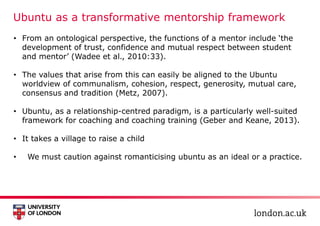 Ubuntu Mentoring | PPT