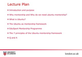 Ubuntu Mentoring | PPT