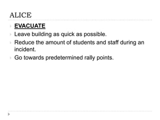 Alice ppt smfhs | PPT