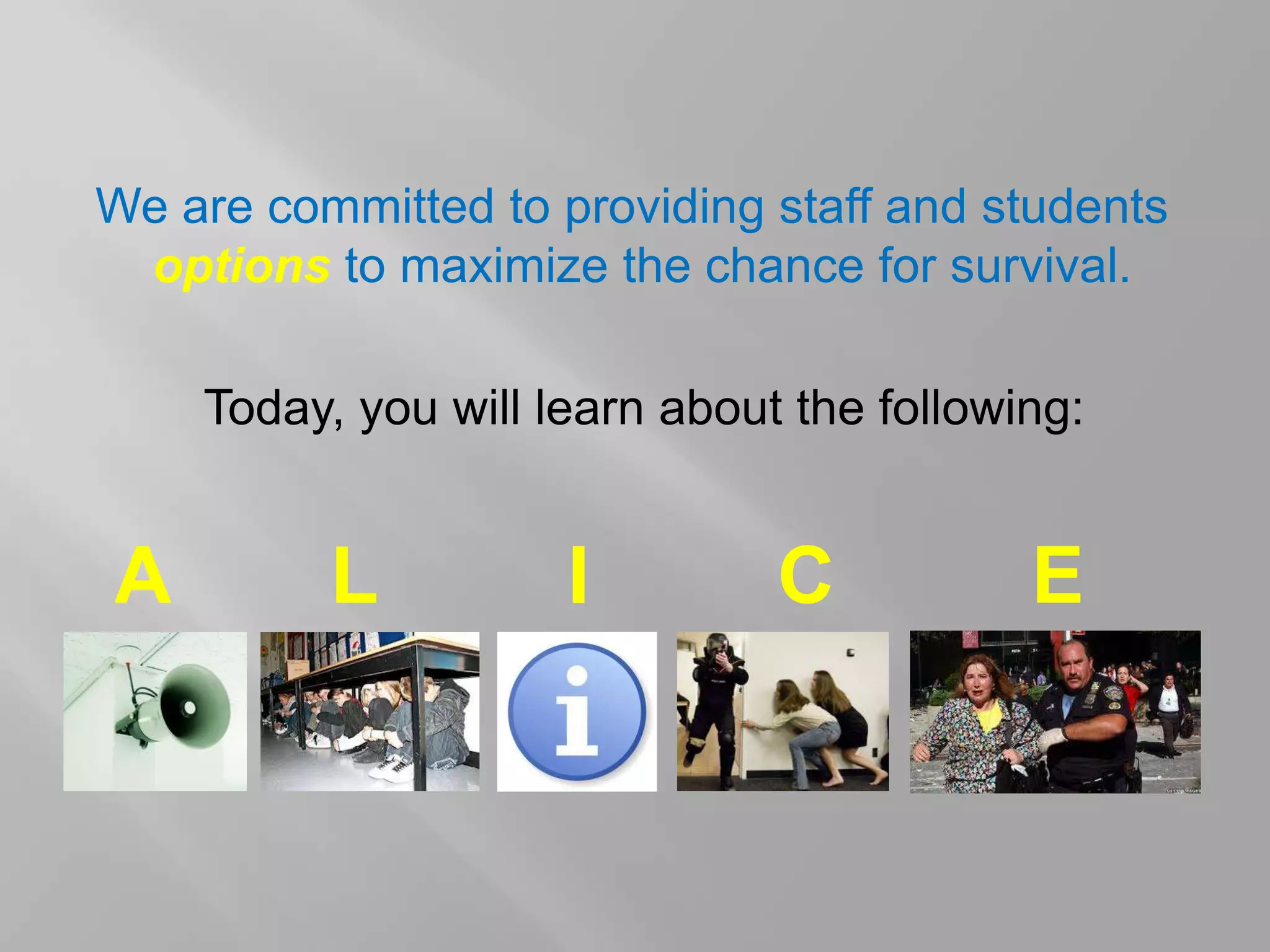 Alice training | PPTX