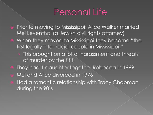 Alice Walker Slideshare | PPTX