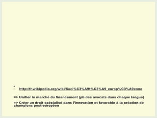 Paris is Back - A vibrant early-stage investment environment | PPT