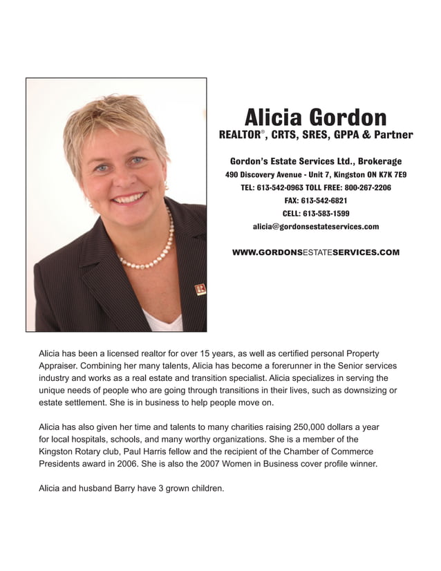 Alicia Gordon Resume | PDF