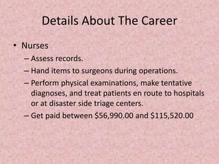 Alicia career research project | PPTX