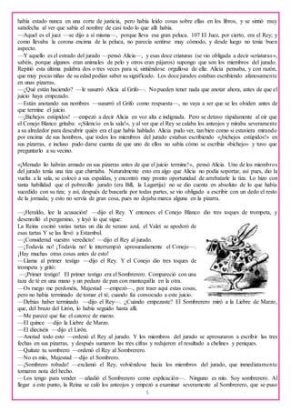 Alicia en el pais de las maravillas cáp. xii,xiii | DOCX