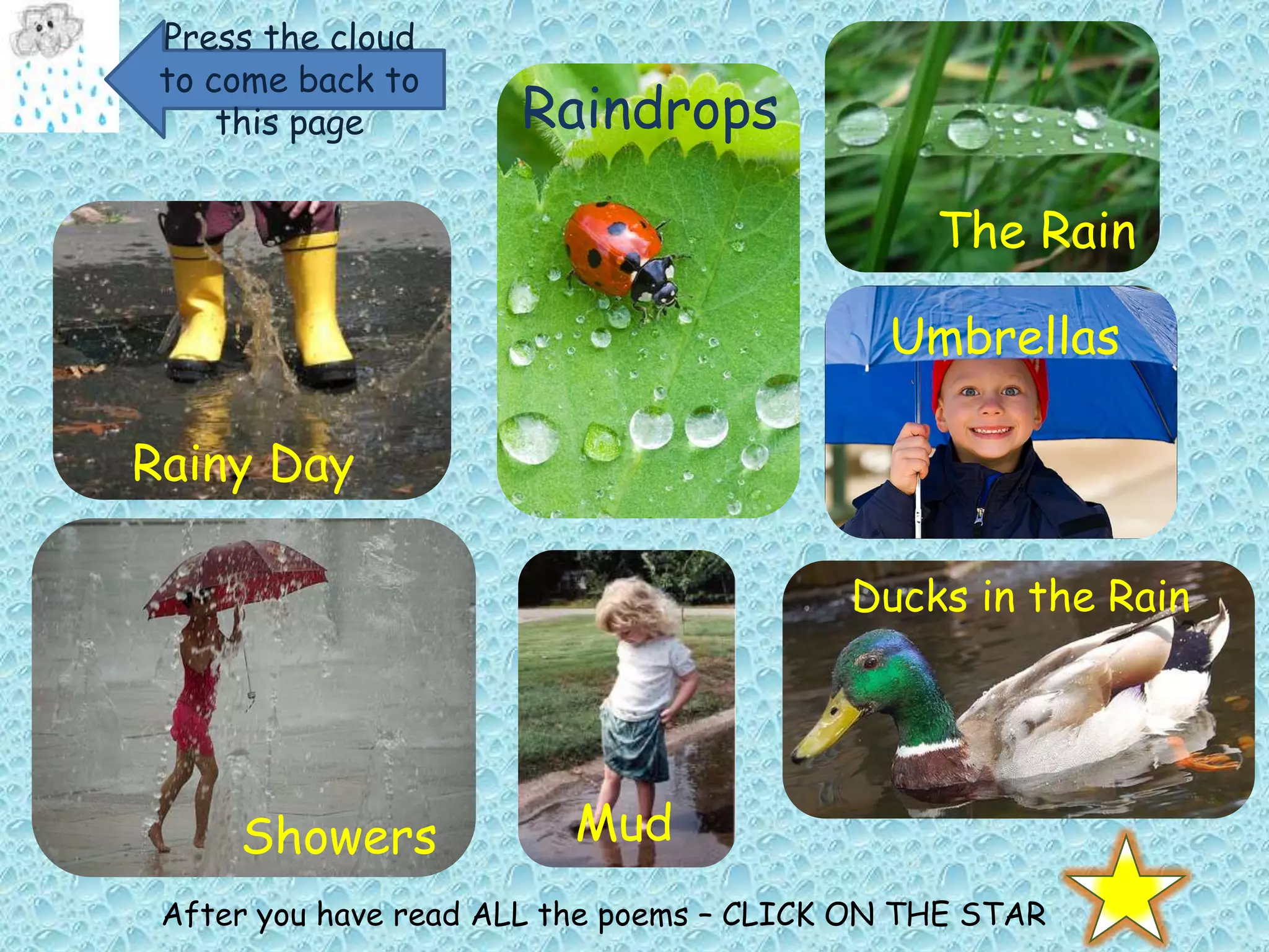 Rainy Day Rhyming Words | PPT