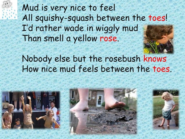 Rainy Day Rhyming Words | PPT
