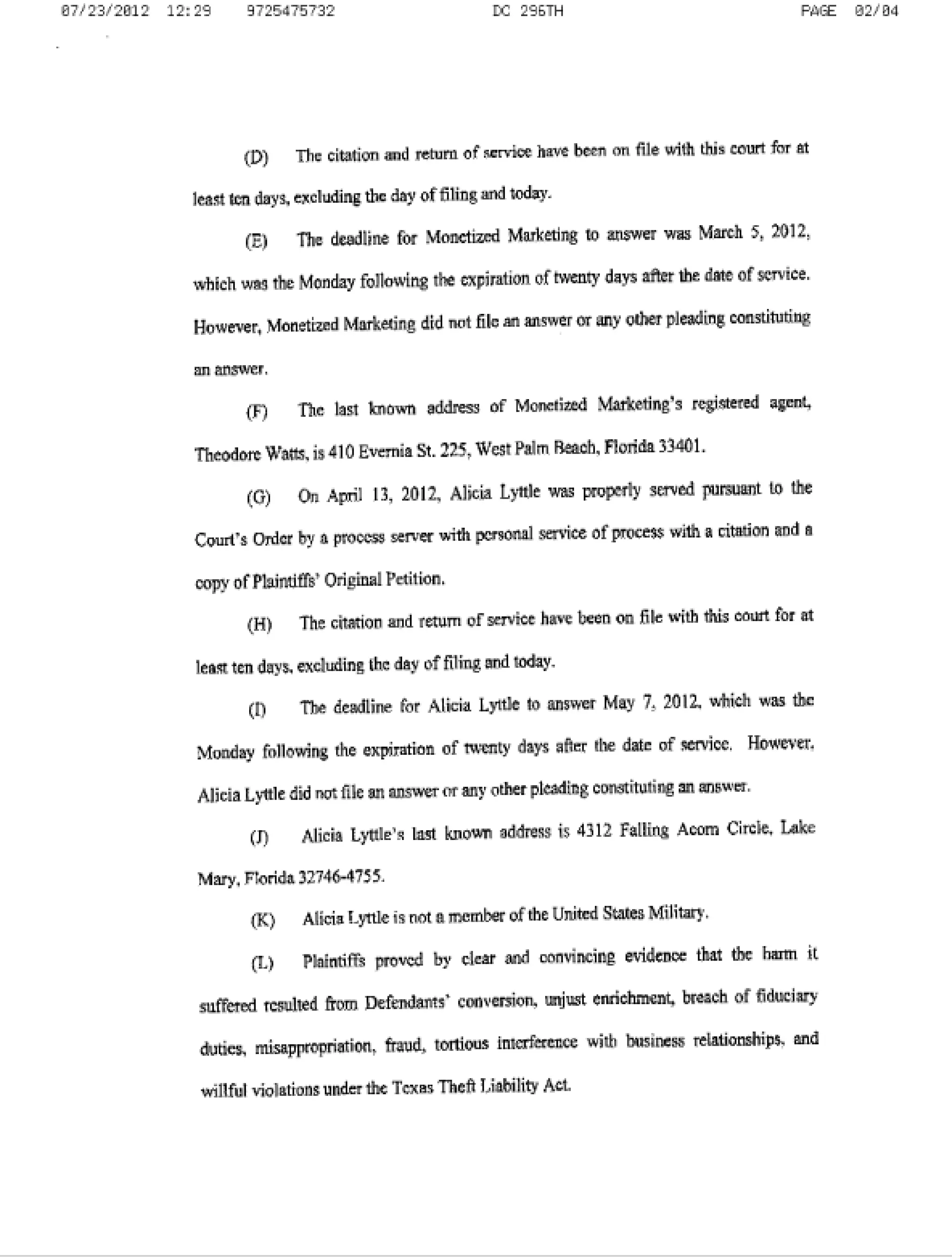 Stephen Pierce Awarded $3.6 Million Judgment Against Alicia Lyttle ...