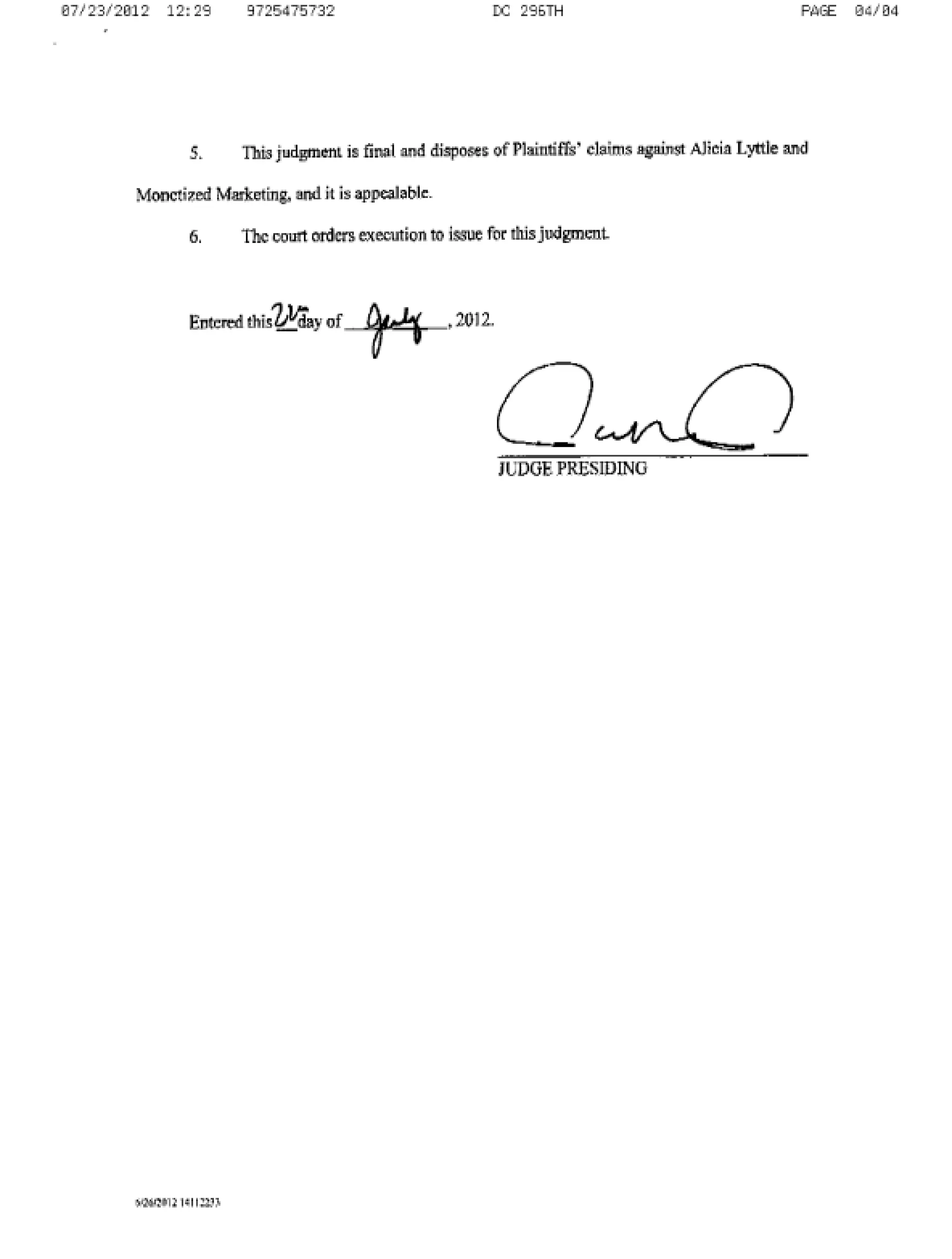 Stephen Pierce Awarded $3.6 Million Judgment Against Alicia Lyttle ...