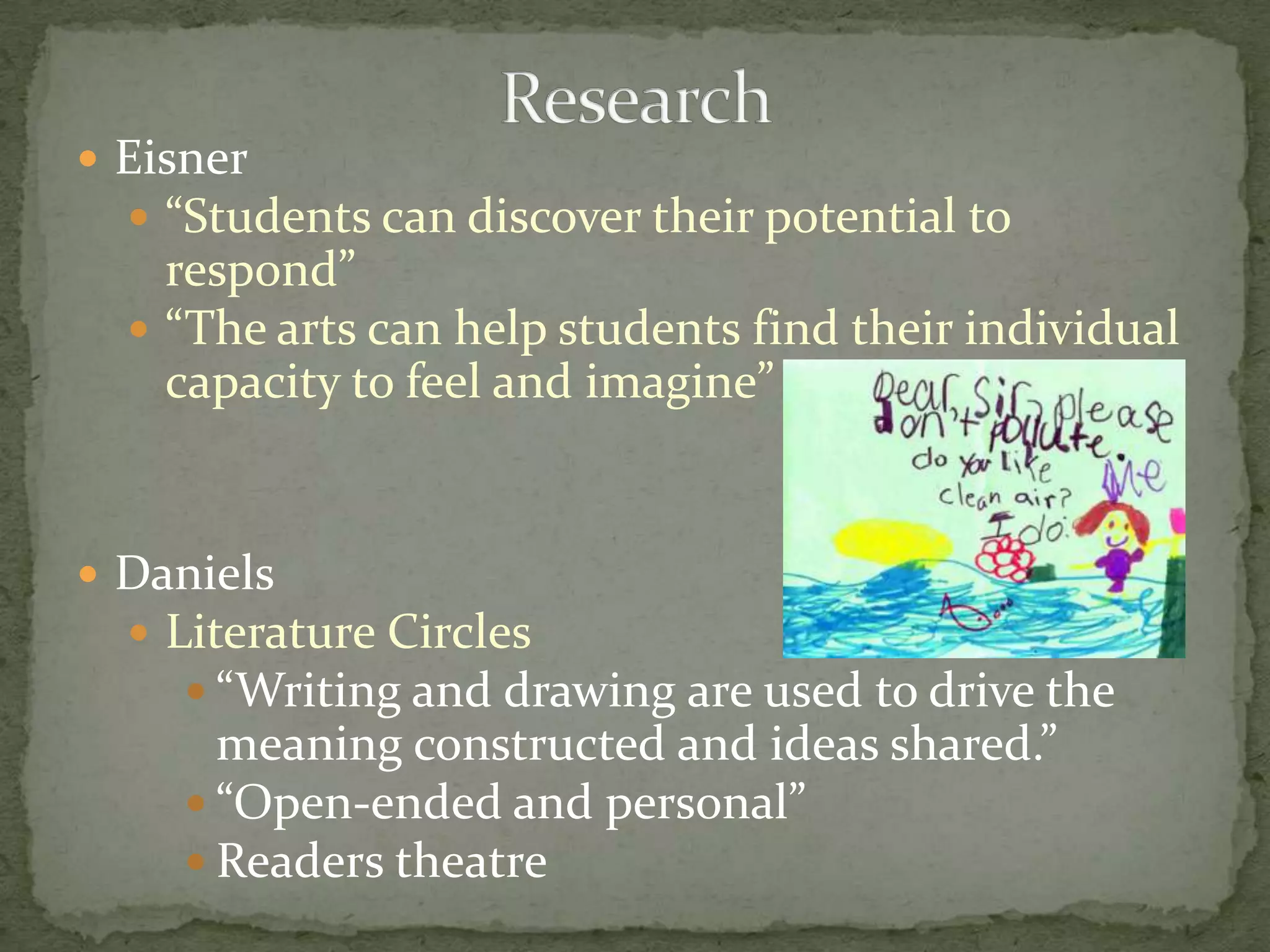 Alicia Parsons - Visual Pedagogy Project: Art integration with Language ...