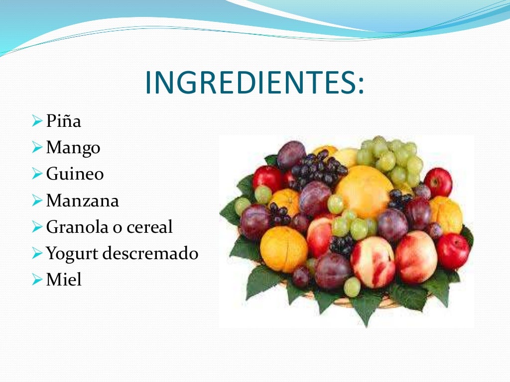 Ensalada de frutas