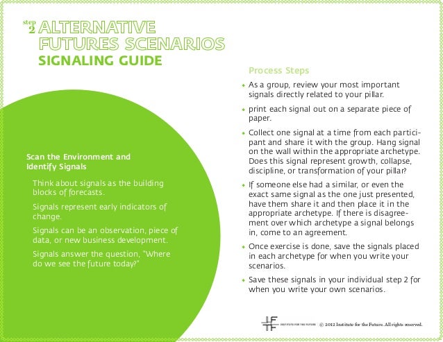Half Day Signal Sharing Workshop Process and Templates