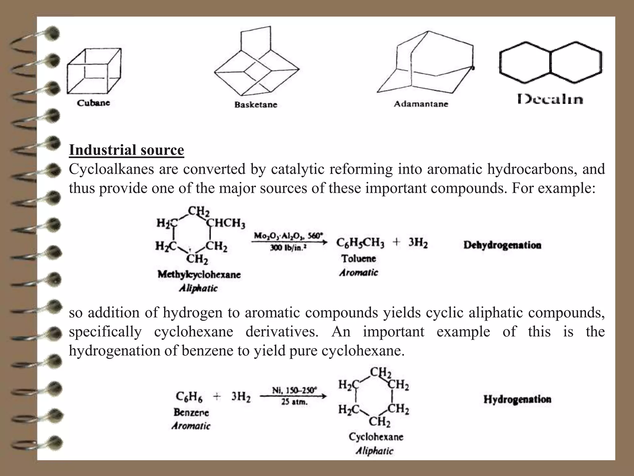 Alicyclic compounds | PPT