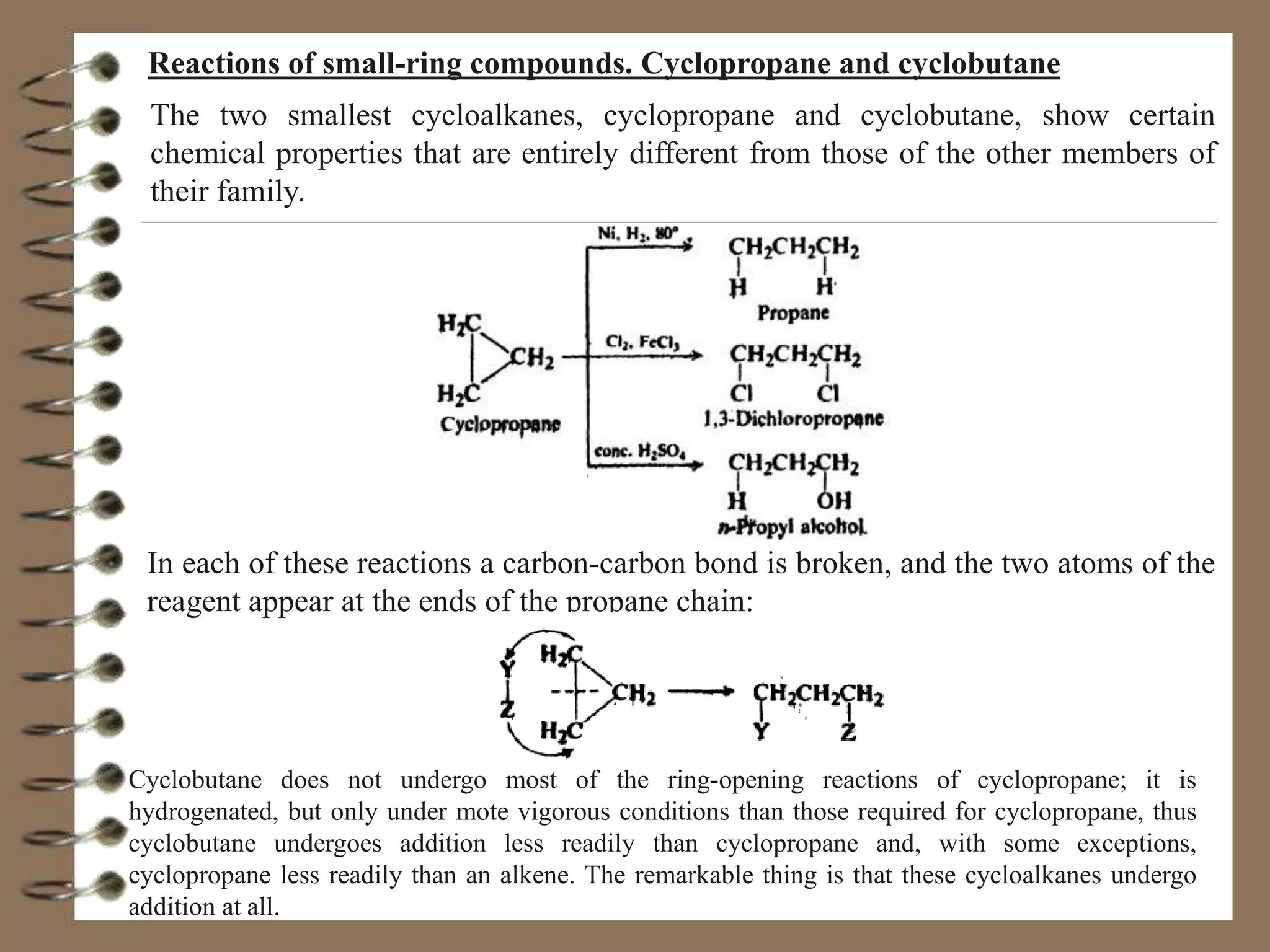 Alicyclic compounds | PPT