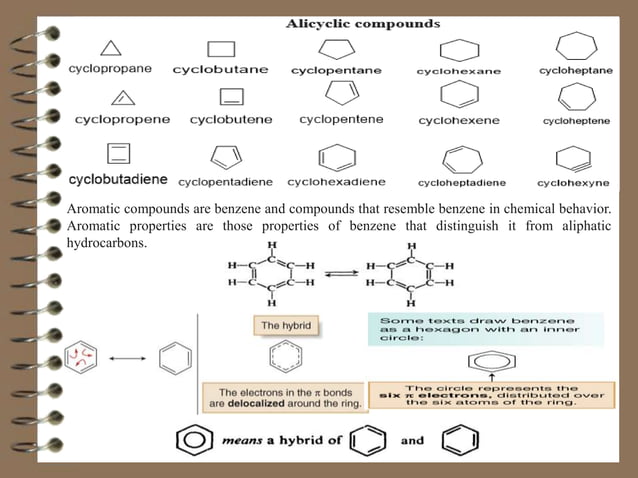 Alicyclic compounds | PPT | Chemistry | Science