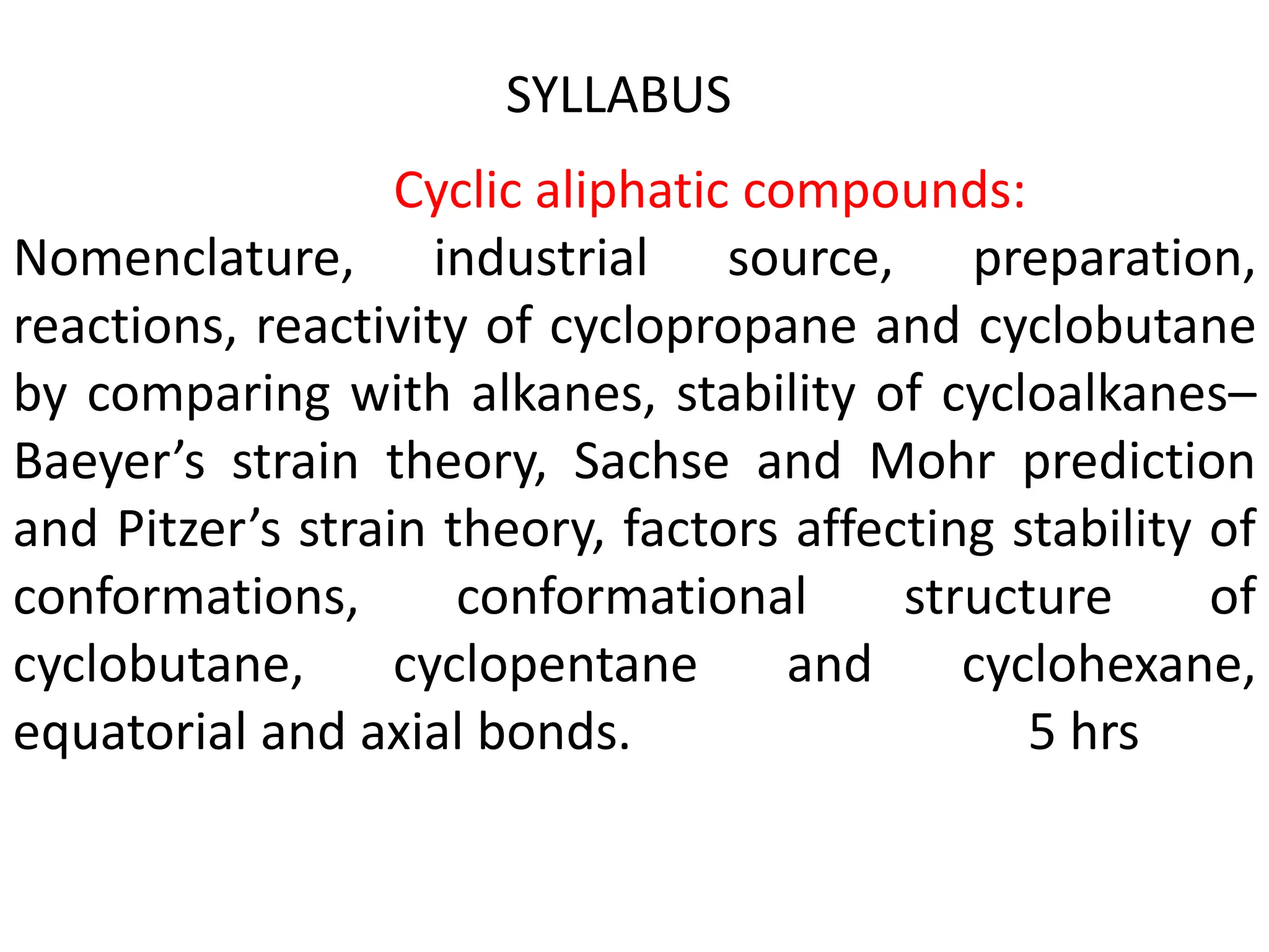 ALICYCLIC COMPOUNDS,B.Sc.II, ALIPHATIC.pptx