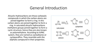 Alicyclic Hydrocarbon
