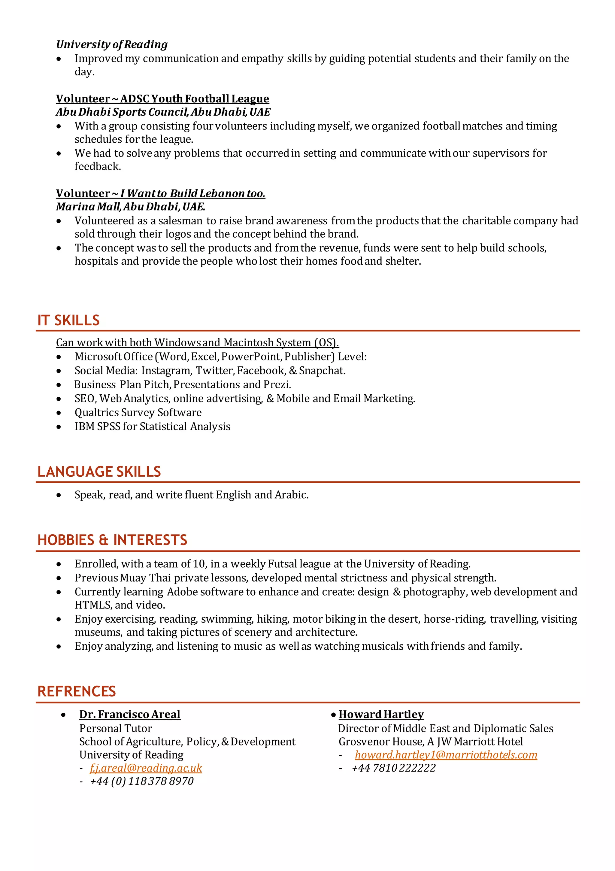 Ali Diab Ali CV | PDF