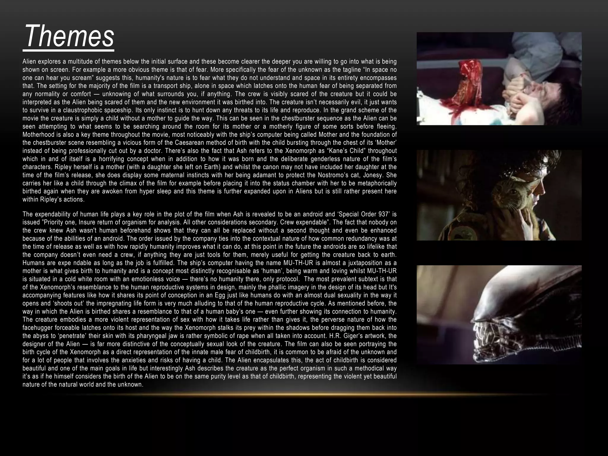 Theory Work - Alien | PPTX