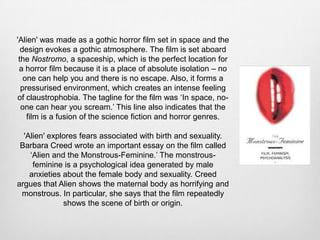 Alien 1979 Film Analysis | PPTX