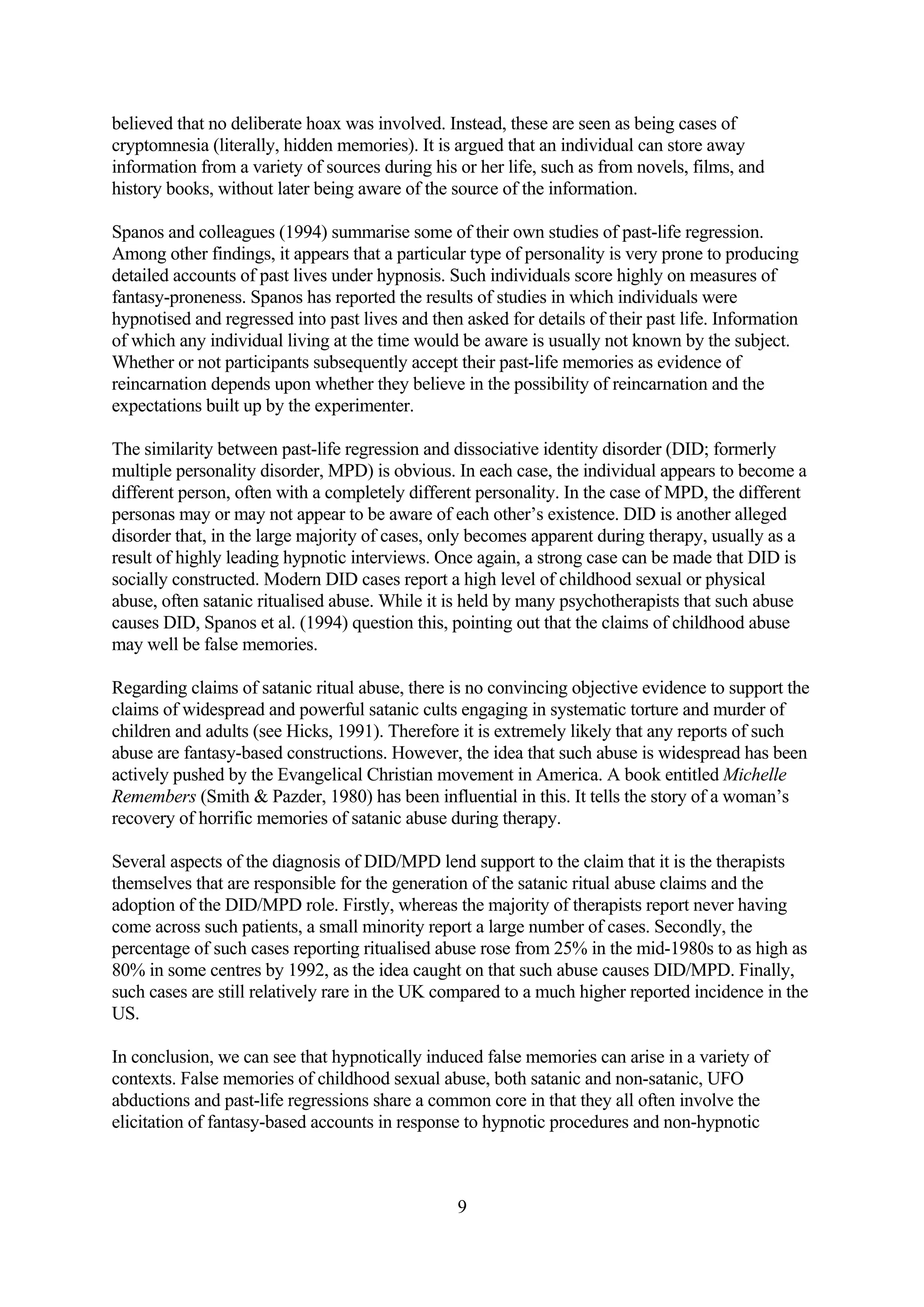 Alien abduction handout_french | PDF