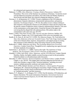 Alien abduction handout_french | PDF