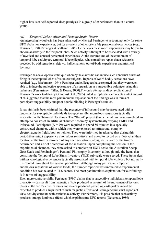 Alien abduction handout_french | PDF