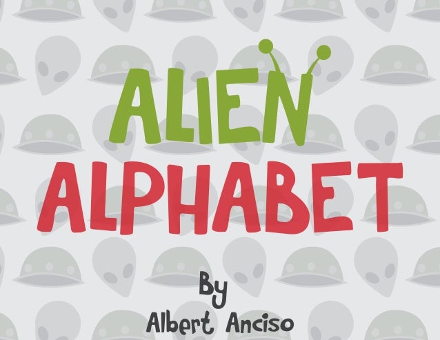 Alien Alphabet Book