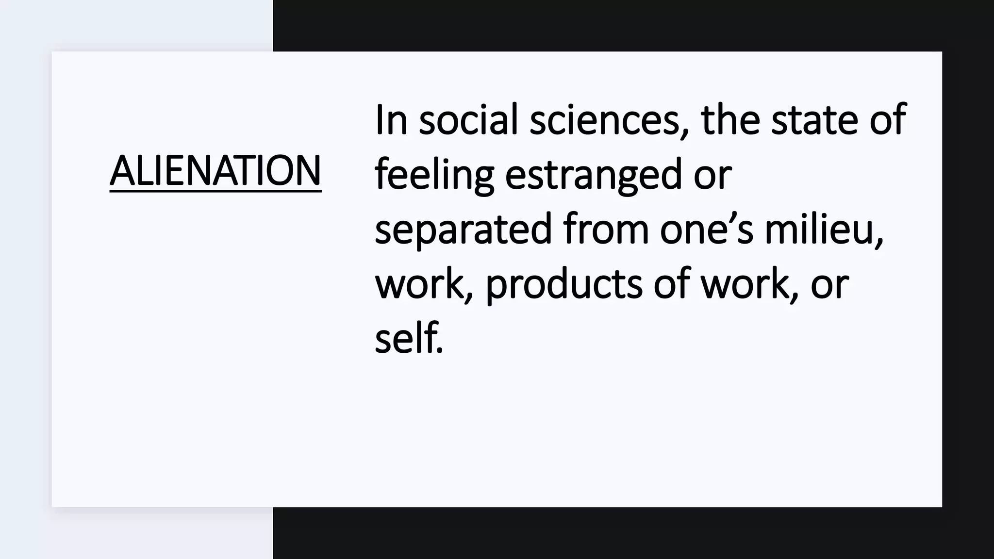 Karl Marx's Alienation Theory | PPTX | Economy | Business and Finance