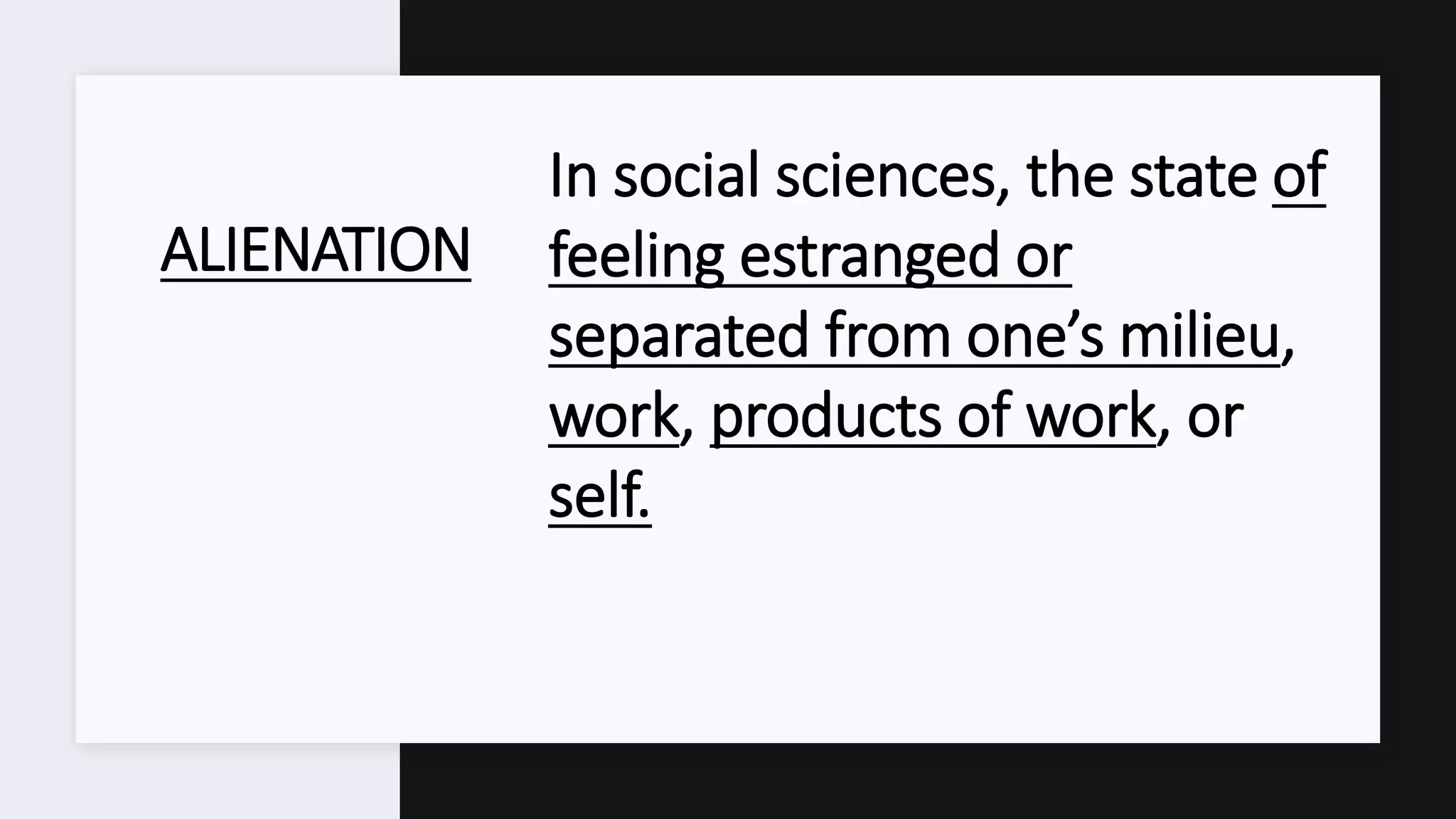 Karl Marx's Alienation Theory | PPTX