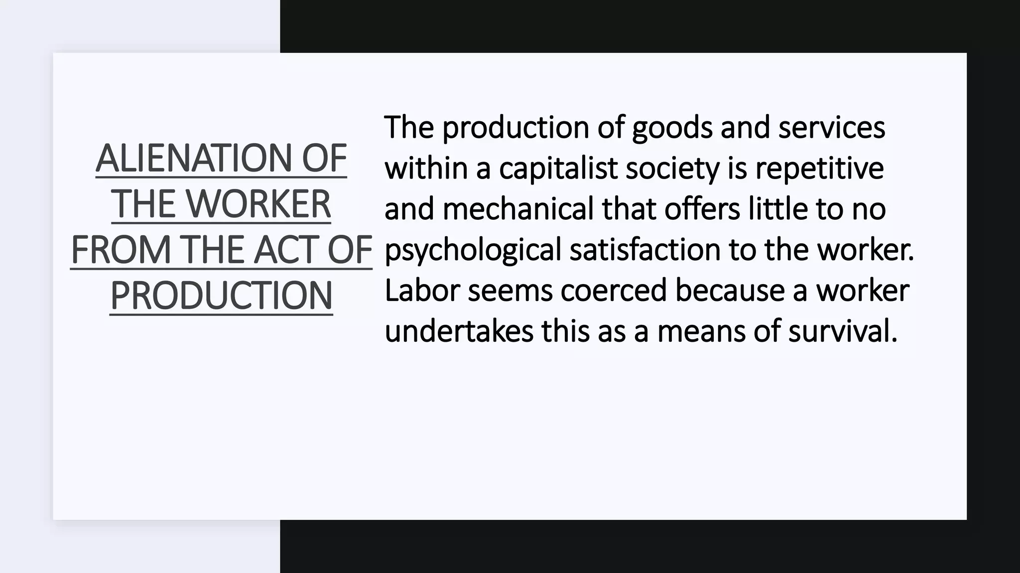 Karl Marx's Alienation Theory | PPTX