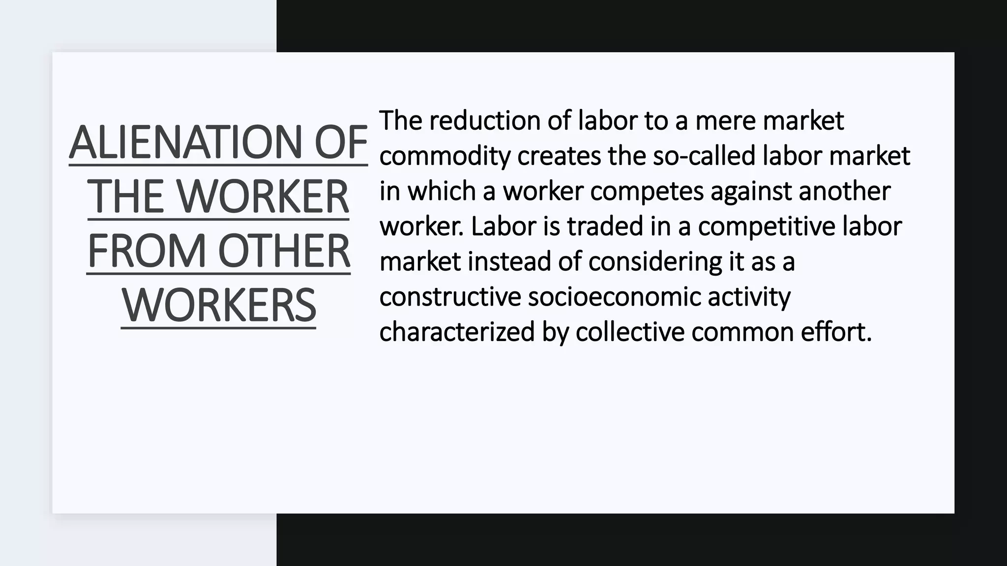 Karl Marx's Alienation Theory | PPTX