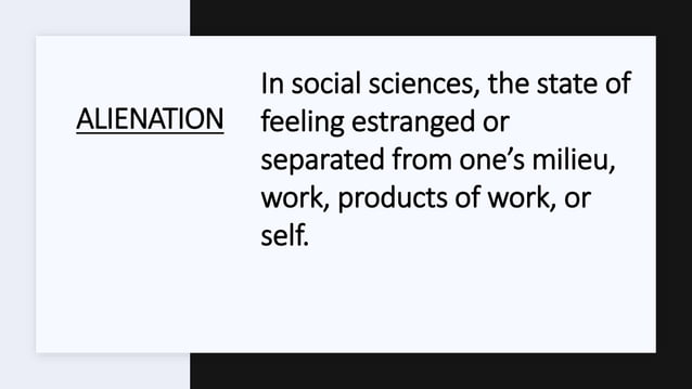 Karl Marx's Alienation Theory | PPTX | Economy | Business and Finance