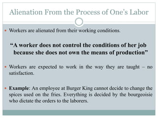 Alienation at workplace | PPTX