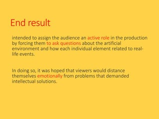 Alienation Effect | PPTX