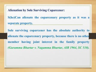 Alienation of Joint Family Property | PDF