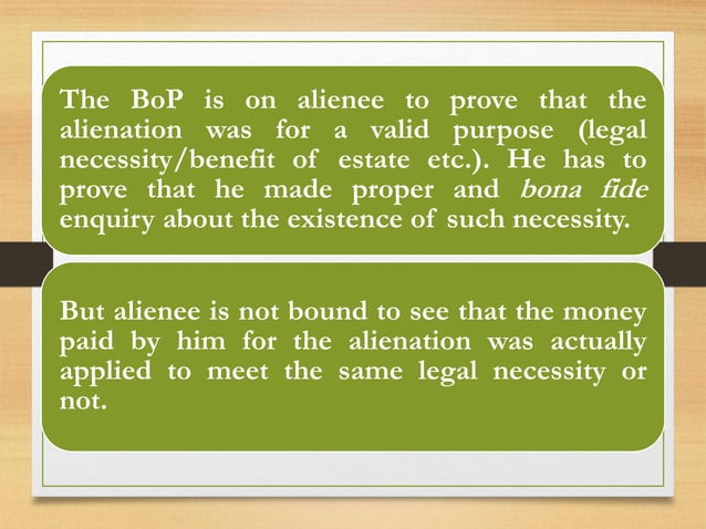 Alienation of Joint Family Property | PDF | Law