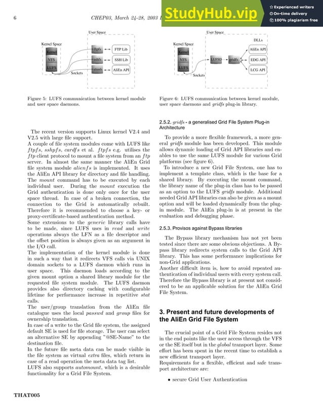 AliEnFS - A Linux File System For The AliEn Grid Services | PDF