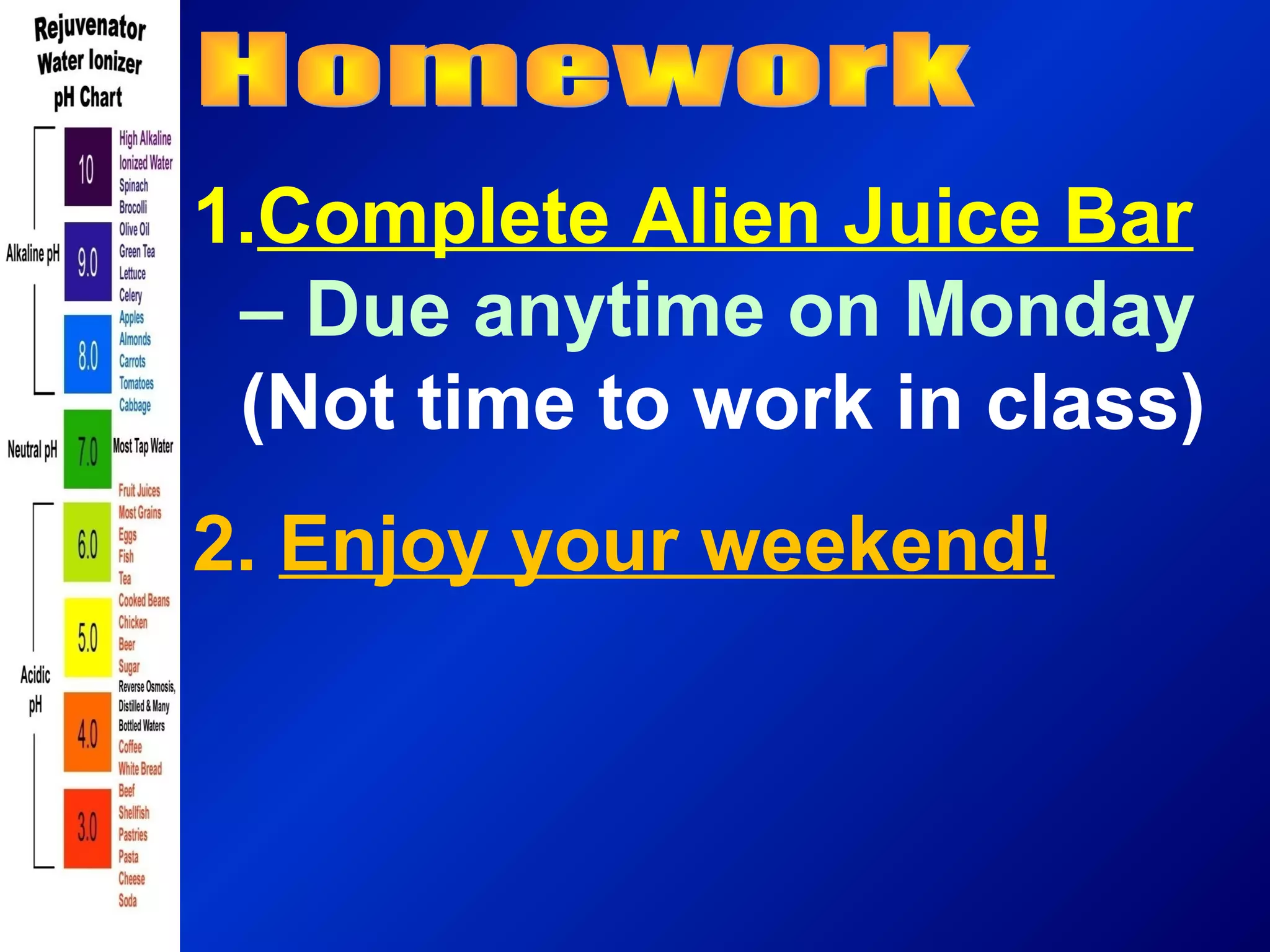 Alien Juice Bar | PPT