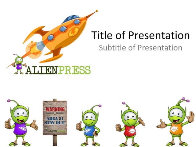 Alien press template | PPTX