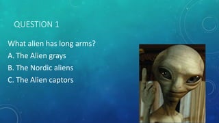 Aliens and other visitors jonathan | PPTX