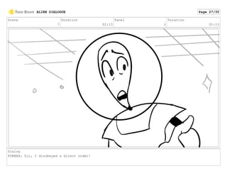 Aliens Storyboard | PDF