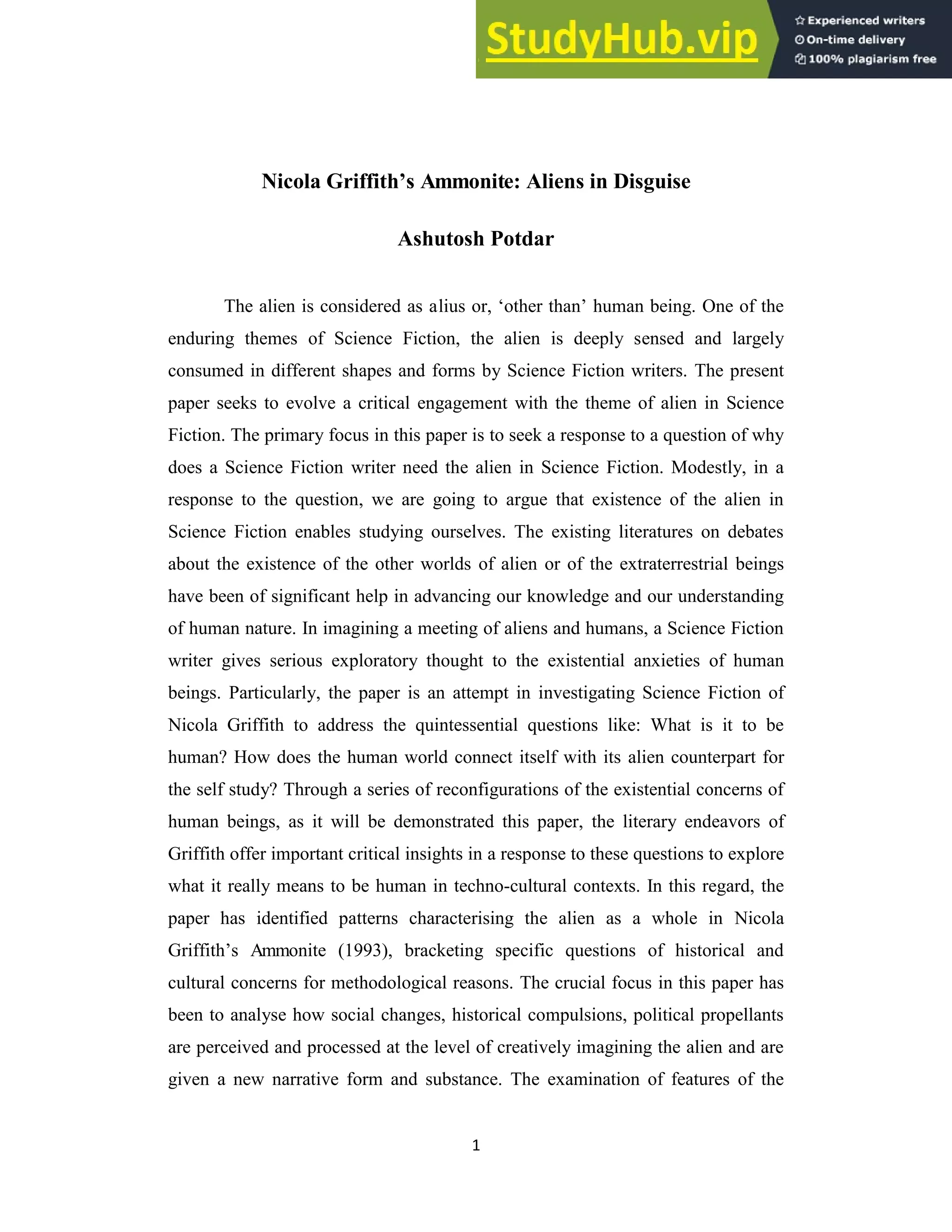 Aliens In Disguise | PDF