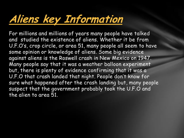 adam puertas aliens powerpoint english pd.4 | PPT
