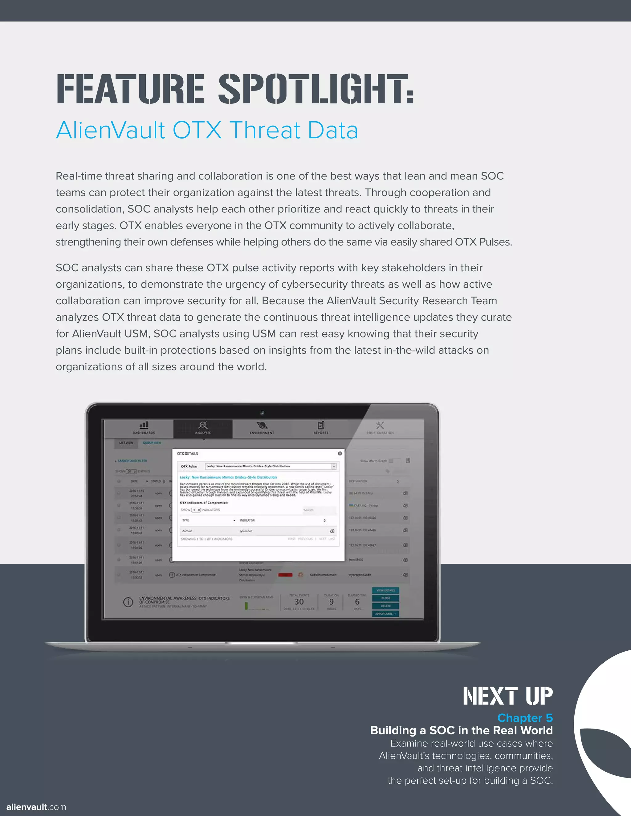 Alienvault how to build a security operations center (on a budget) (2017, alienvault) | PDF