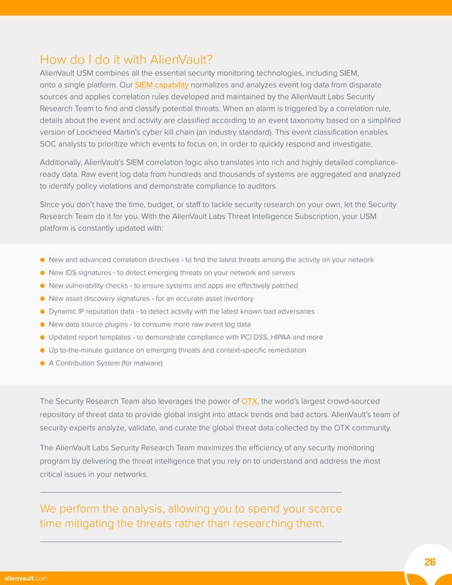 Alienvault how to build a security operations center (on a budget) (2017, alienvault) | PDF ...