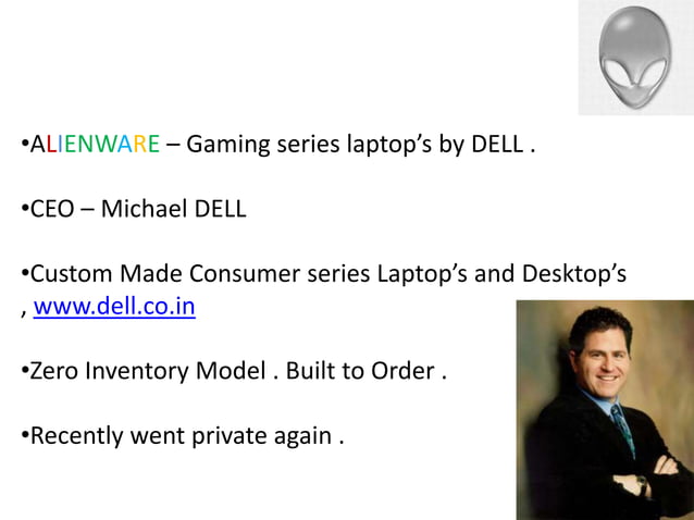 Alienware | PPTX | PC Games | Video Gaming