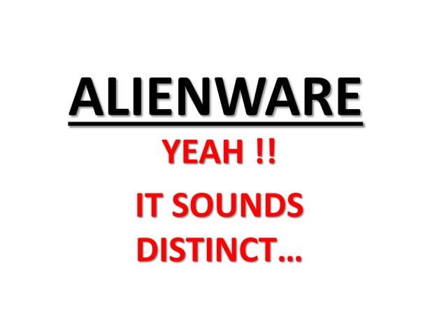 Alienware | PPT